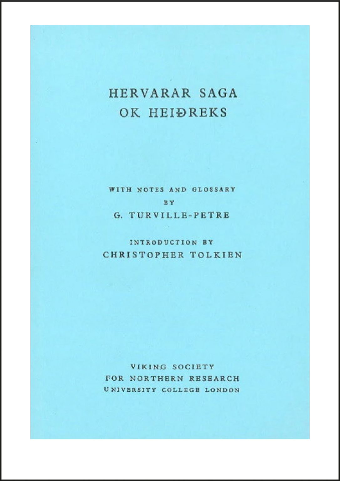 Publications - Viking Society for Northern Research