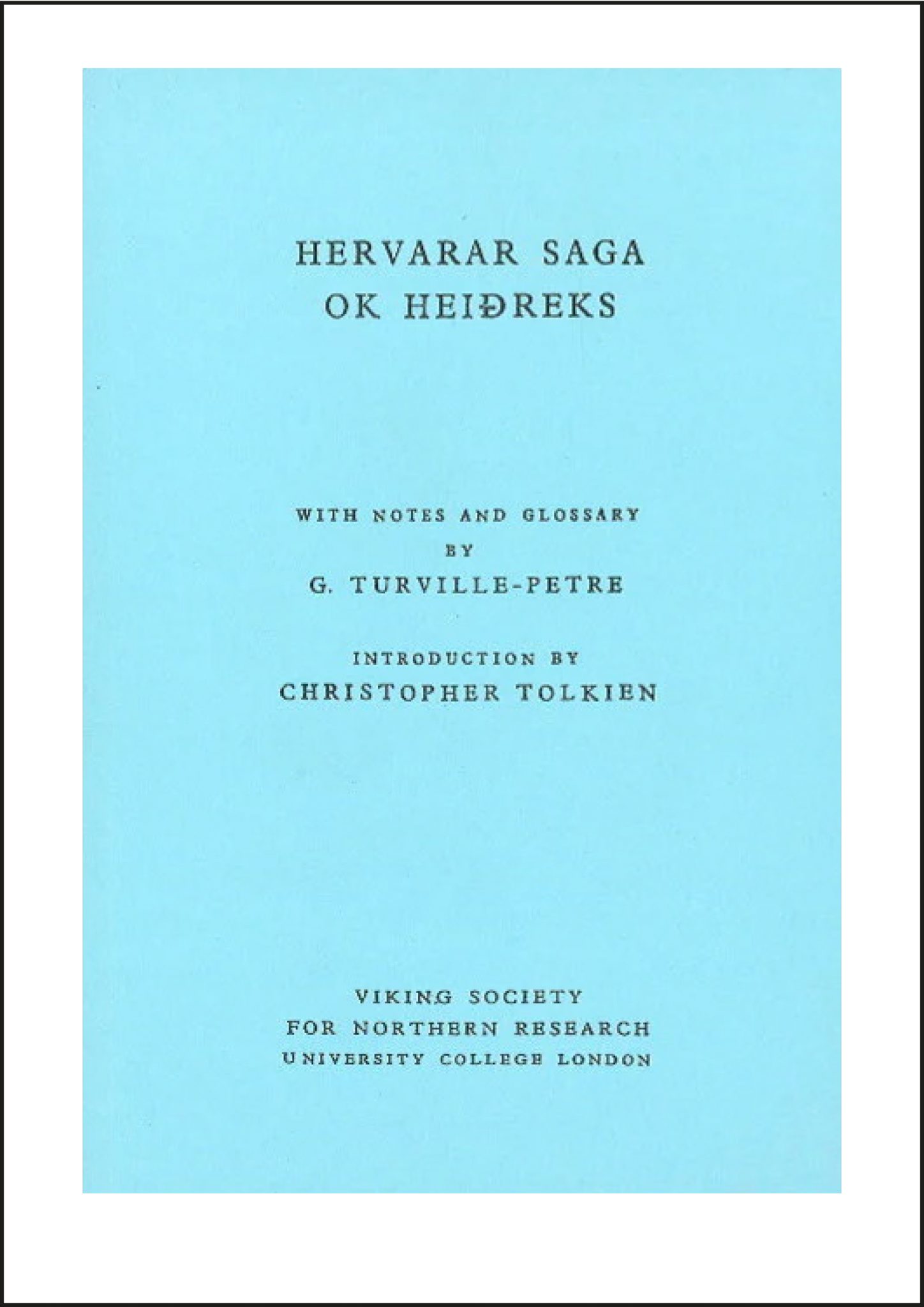 Publications - Viking Society for Northern Research
