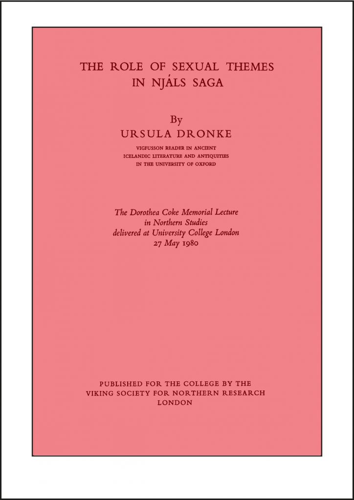 The Role of Sexual Themes in Njáls saga - Viking Society for Northern Research